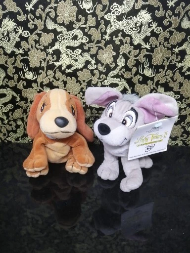 DISNEY DVD LADY And The Tramp 2 Scamp Bean Bag Toy Soft Toy Plush £1.99 ...