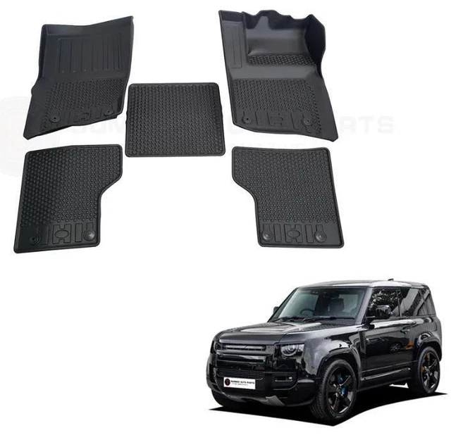FLOOR MAT SET FOR LAND ROVER DEFENDER 90 2020-23 L663 5pc HEAVY DUTY ...