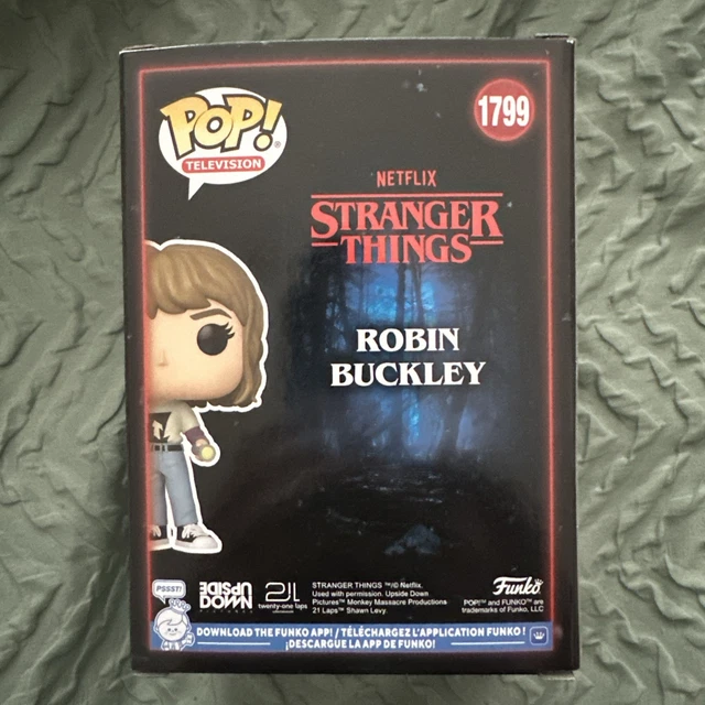 FUNKO POP! TV Stranger Things Robin Buckley with Flashlight 1799 Vinyl ...