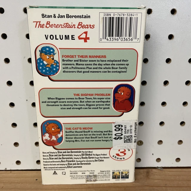 THE BERENSTAIN BEARS Volume 4: Forget Their Manners/ Bigpaw Problem ...