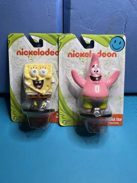 NICKELODEON SPONGEBOB SQUAREPANTS & Patrick Mini Figurines *Set of 2 ...