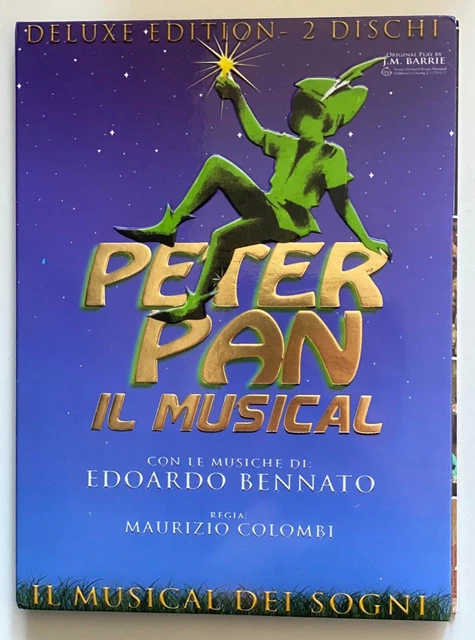 PETER PAN IL MUSICAL RARO 2 DVD deluxe edition - EDOARDO BENNATO EUR 49 ...