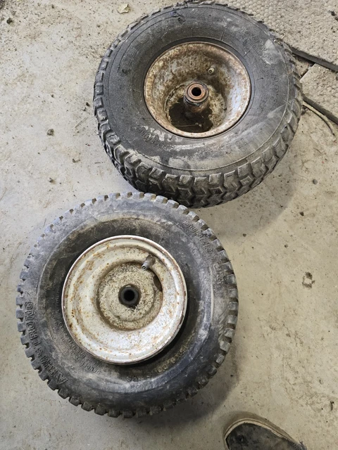 15 6.00 6 mtd lawnflite ride on lawn front mower Garden wheels Tyres ...