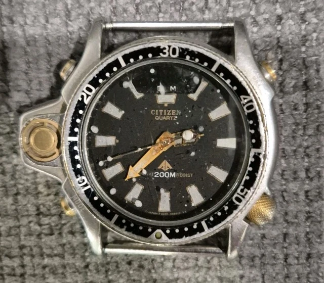 RARE CITIZEN PROMASTER Aqualand C022-088093 Y Quartz Dive Watch - Parts ...