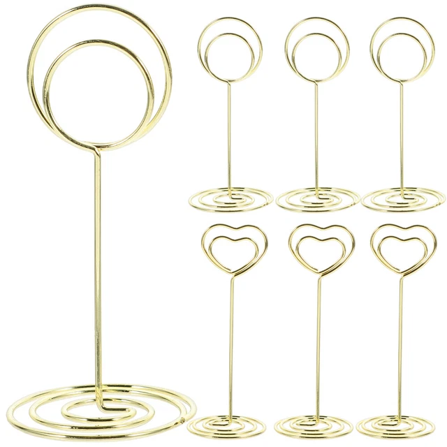 8 PCS PORTE-NOTES De Bureau Porte-photos Pour Tables Porte-cartes EUR 7 ...