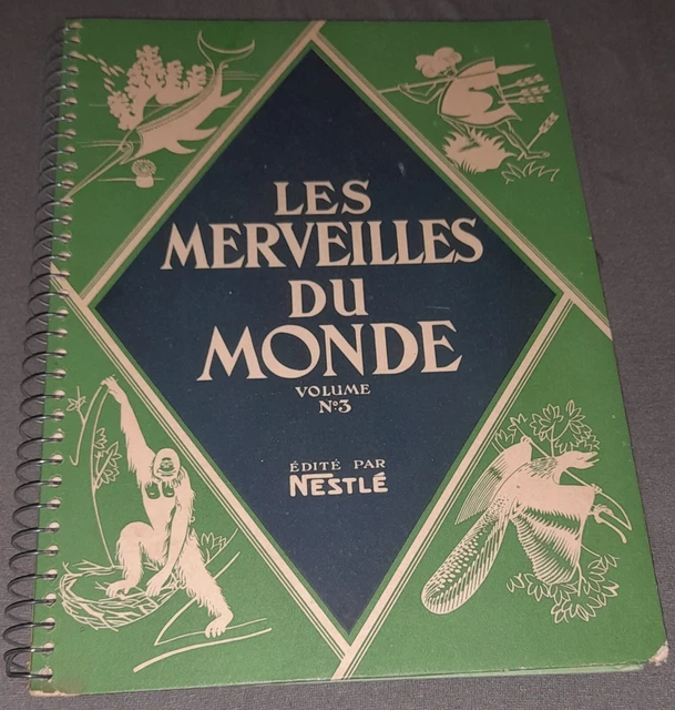 ALBUM DE CHOCOLAT MERVEILLES DU MONDE VOL.3 de 1933 EUR 15,00 - PicClick FR