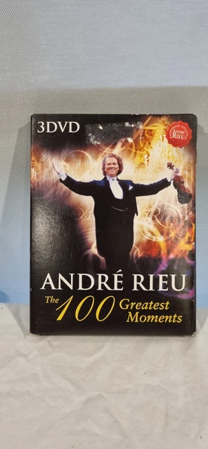 ANDRE RIEU: THE 100 Greatest Moments DVD Boxed 3-Disc Set REGION PAL £4 ...