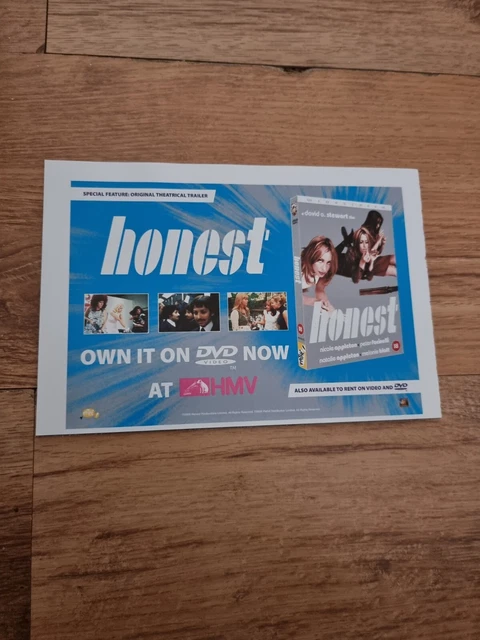 TNEWM33 ADVERT 5X8 Honest - Nicole/Natalie Appleton: On Dvd £4.99 ...