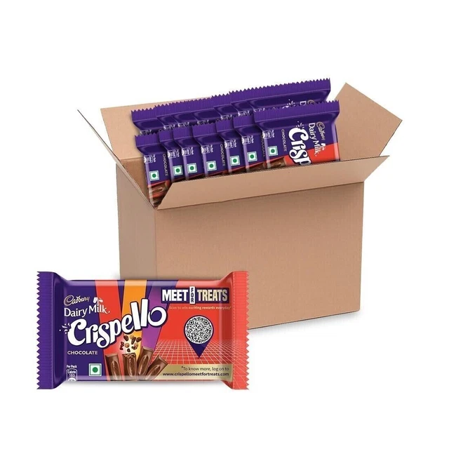 CADBURY DAIRY MILK Crispello Chocolate Bar, 35 g -( Pack of 10 ) free ...