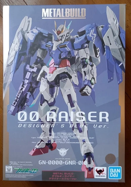 METAL BUILD DOUBLE 00 Raiser Designers versión azul. Mobile Suit Gundam ...