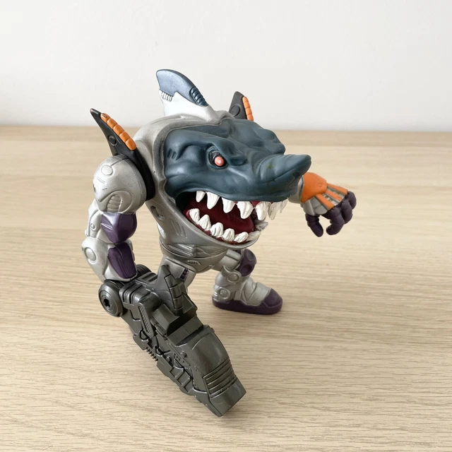 MATTEL STREET SHARKS Space Force Power Arm Ripster 90s Action Figure ...