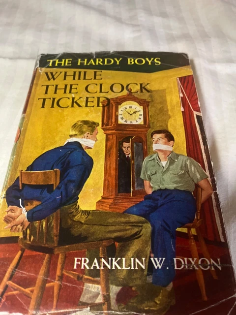 HARDY BOYS {WHILE THE CLOCK TICKED} by Franklin W. Dixon HCDJ 1932 {1st ...