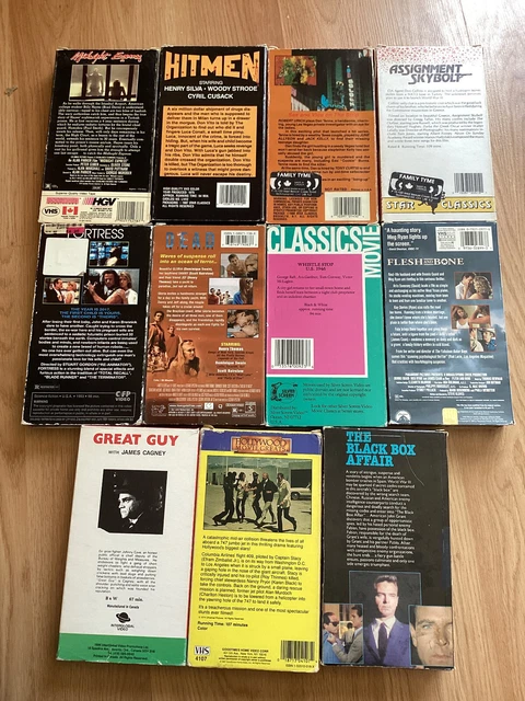 VHS ACTION LOT of 10, All Seasons, Star Classics, Obscure Titles $25.00 ...