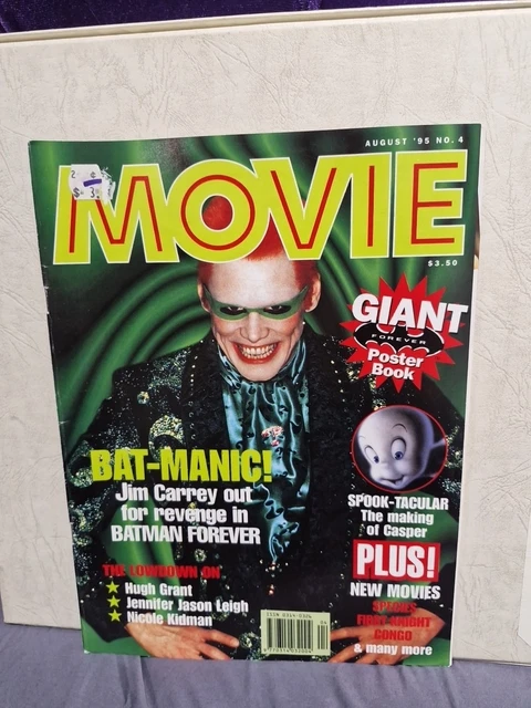 VINTAGE MOVIE MAGAZINE 1995 No 4. Batman Forever. Casper. Jim Carey ...