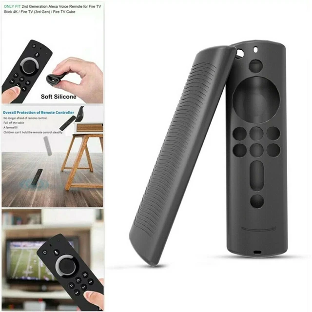 COVER UP YOUR 4K Fire TV Stick Remote with this Black Silicone ...