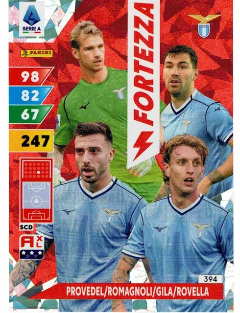 PANINI CALCIATORI ADRENALYN XL Serie A 2024-2025 Card N. 394 Lazio ...