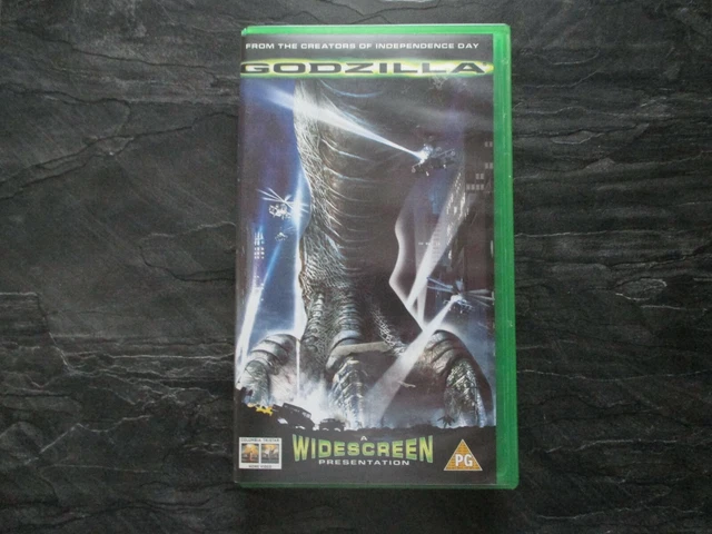 GODZILLA VHS ORIGINAL Widescreen Video Rare Not Big Box Vhs Ex Rental ...