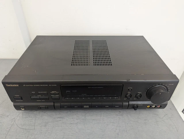 TECHNICS SA-GX190 BLACK Av Control Stereo Receiver Amplifier Fully ...