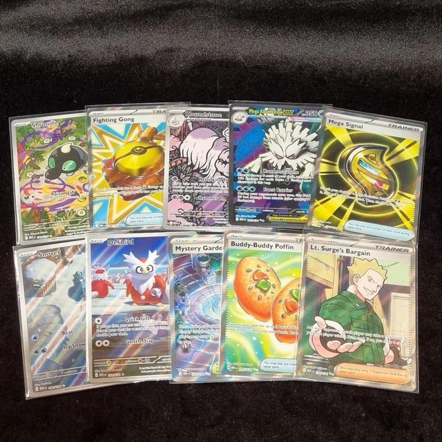 POKÉMON MEGA EVOLUTIONS Art Rare Bundle English 2025 X 10 $100.00 ...