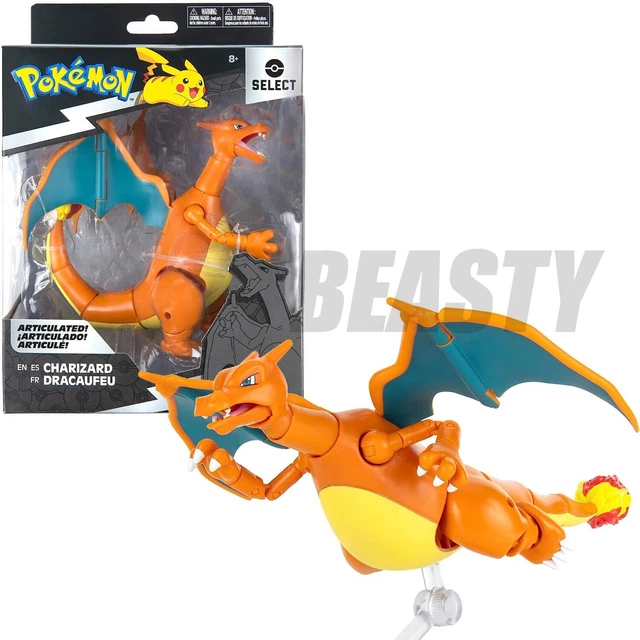 POKEMON CHARIZARD 6 Inch Super-Articulated Action Figure Jazwares Toy ...