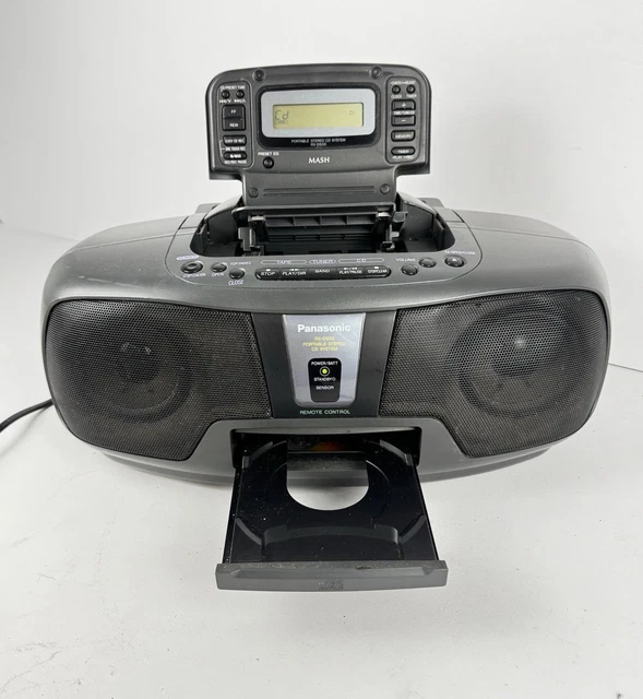 PANASONIC RX-DS05 PORTABLE Stereo CD Radio Cassette System £34.99 ...