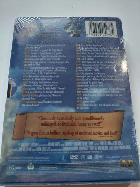 MONTY PYTHON AND the Holy Grail (Special Edition 2 DVD Set, 1974) New ...