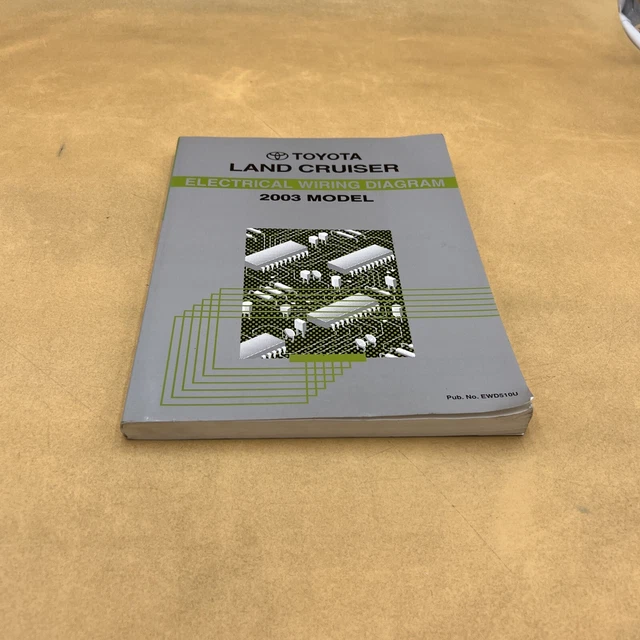2003 TOYOTA LAND Cruiser Electrical Wiring Diagram Guide Manual Book ...