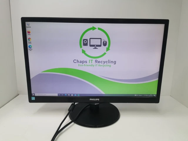 PHILIPS 223V5L 22 inch VGA 1920x1080 Monitor Wall Mount Included stand ...