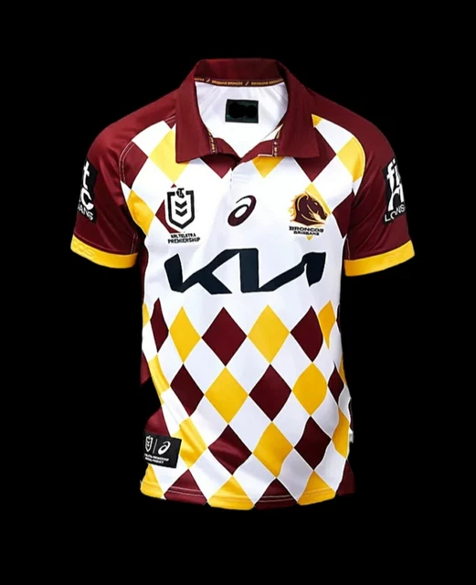 BRISBANE BRONCOS RUGBY LEAGUE 2024 NRL Heritage Jersey Size SMALL $59. ...