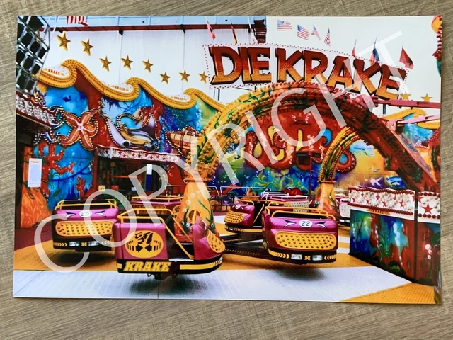 RETRO XXL FOTO Karussell DIE KRAKE Uhse Schwarzkopf 1998 - Modellbau ...