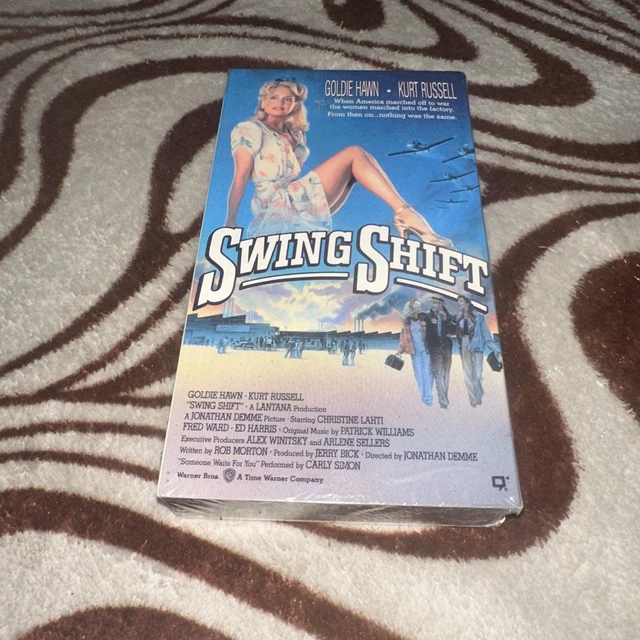 SWING SHIFT (VHS 1984) Goldie Hawn, Kurt Russell, Christine Lahti, Fred Ward £22.43 - PicClick UK