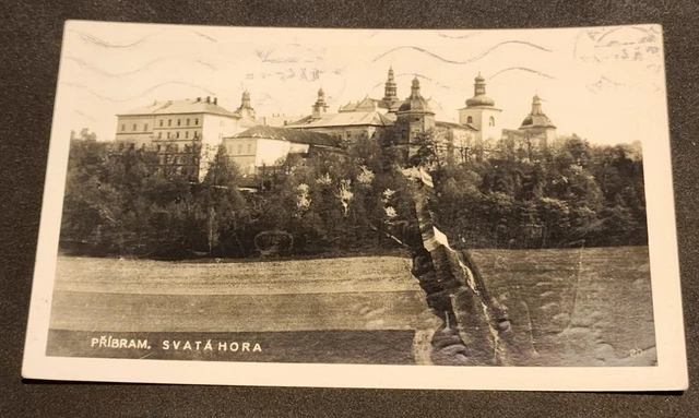 WW2 WWII GERMAN Third Reich Nazi Czech photo postcard w Adolf Hitler ...