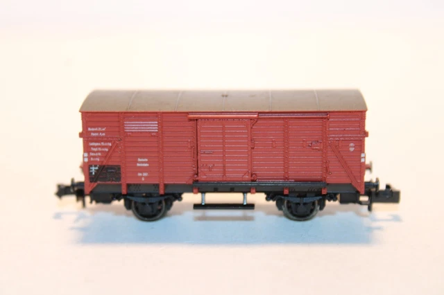 FLEISCHMANN SPUR N piccolo: Gedeckter Güterwagen der DRG, ohne OVP FG3 EUR 14,50 - PicClick DE