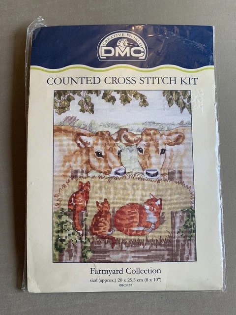 DMC COUNTED CROSS Stitch Kit K3737 - Farmyard Collection EUR 9,04 ...