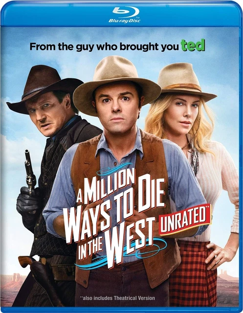 A MILLION WAYS to Die in the West (Blu-ray) Seth MacFarlane Charlize ...