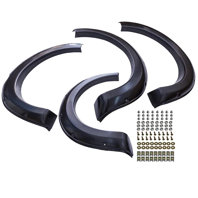 LEFT+RIGHT WIDE BODY Wheel Arch Fender Flares For Mitsubishi L200 ...