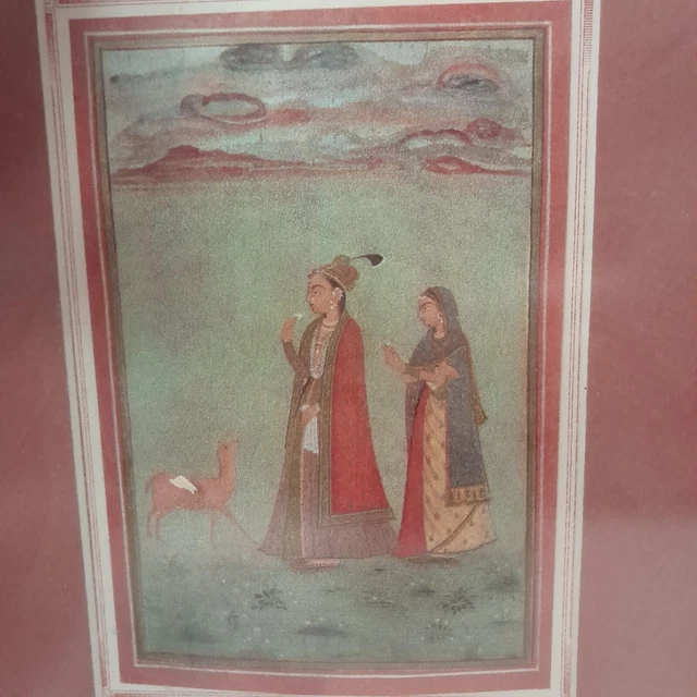 LOT INCLUDE::EMPEROR SHAH Jahan with his son, & Francisco Goya painting ...