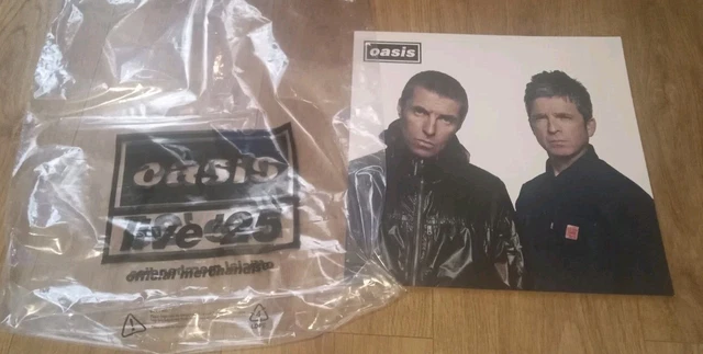 OASIS - LIVE 25 Tour Programme And Bag £37.08 - PicClick UK