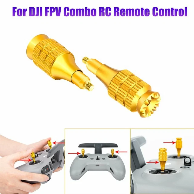 2*REMOTE CONTROLLER STICK Thumb Rocker Joystick Extender For DJI FPV ...