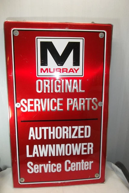 MURRAY ORIGINAL SERVICE Parts Authorized Service Center Metal Sign -30 ...