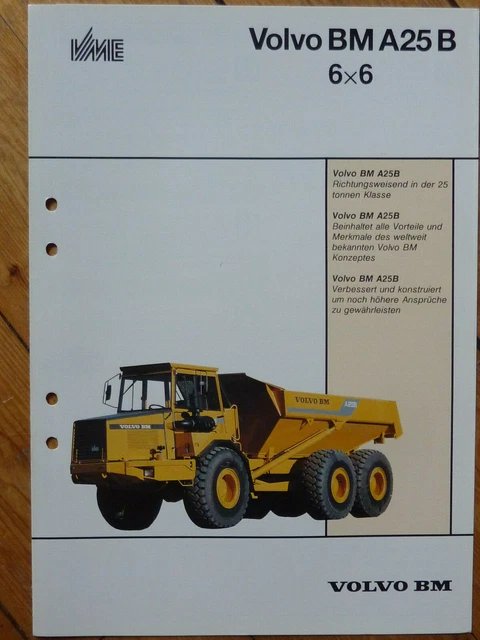 VOLVO BM DUMPER MULDENKIPPER A25B 6x6 von 1991 EUR 2,50 - PicClick DE
