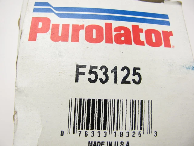 PUROLATOR F53125 FUEL Filter Replaces P4102A 33777 FP585F FF1008 ...