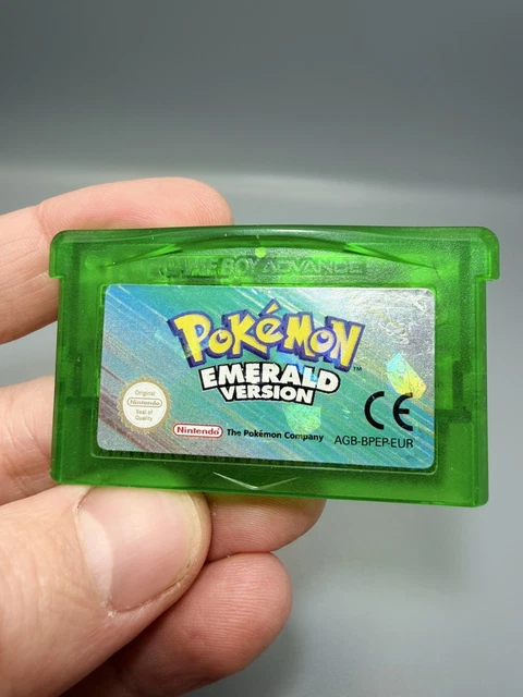GENUINE NINTENDO NEW Battery 🔋 Pokemon Emerald Gameboy Advance GBA 08 ...