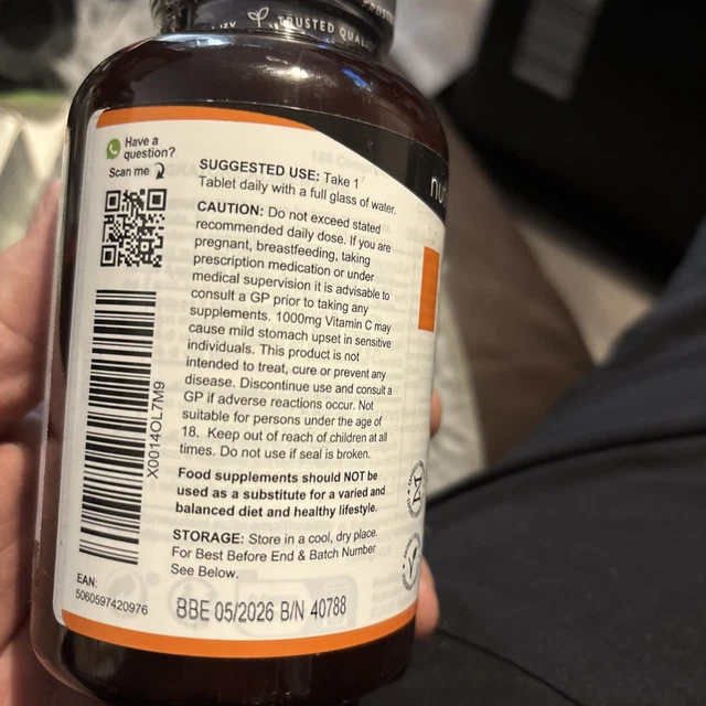 NUTRAVITA VITAMIN C 180 Tablets £3.31 - PicClick UK