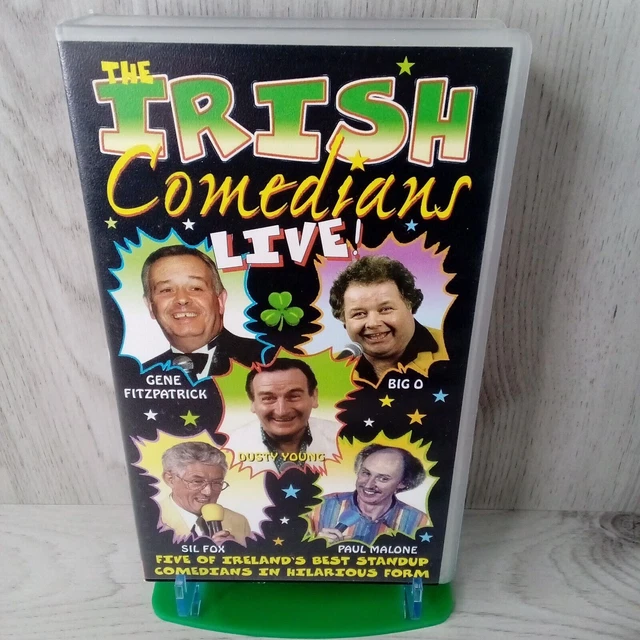 THE IRISH COMEDIANS Live Gene Fitzpatrick Vhs Tape - Rare Retro Only 1 ...