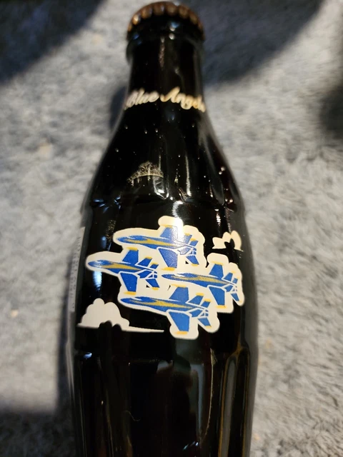 COCA-COLA 1996 BLUE Angels Glass Coke Bottle $4.00 - PicClick