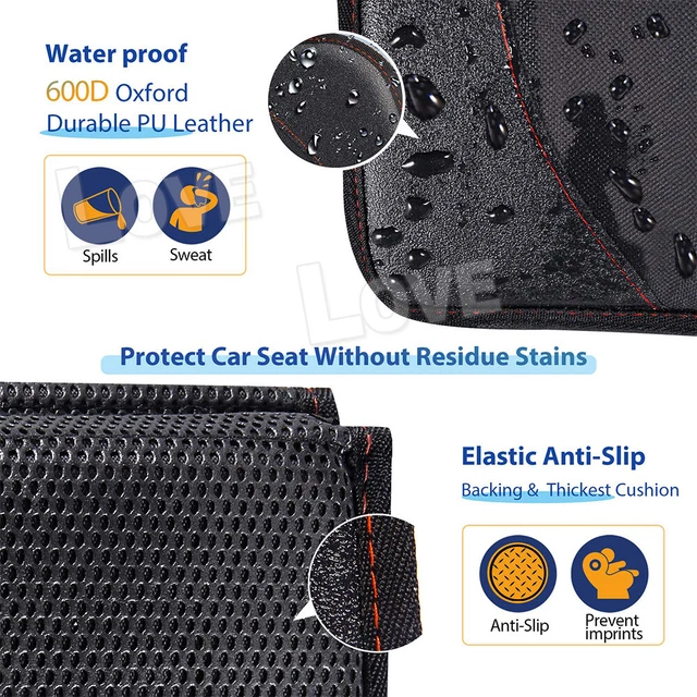 1/2X LARGE CAR Baby Seat Protector Cover Cushion Anti-Slip Waterproof ...