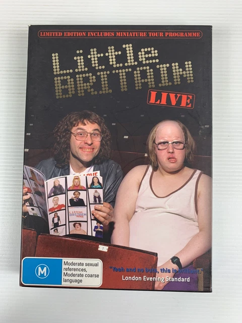 LITTLE BRITAIN LIVE Limited Edition DVD R4 TV Series CULT David ...