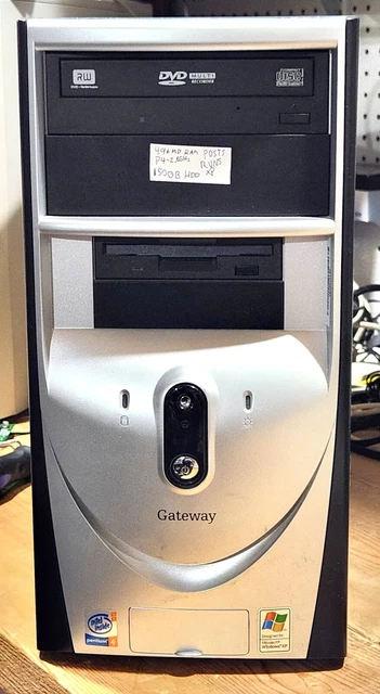 VINTAGE GATEWAY RETRO Desktop PC Computer Windows XP Installed CNC ...