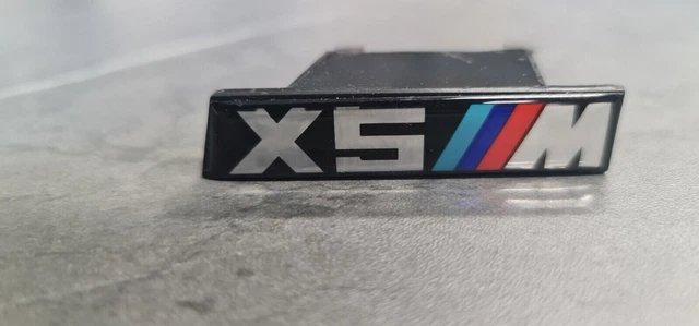 BMW F15 X5M X5 Front Kidney Grille Grill Badge Emblem Gloss Black ...
